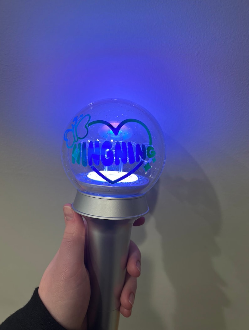 AESPA Kpop Holographic Vinyl Decal Lightstick Sticker - Etsy