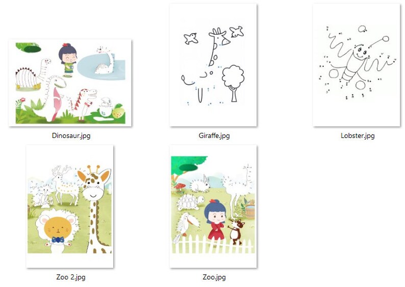 11 Digital Kids' Drawing Exercises - Connect With Dots - Perfect for ...