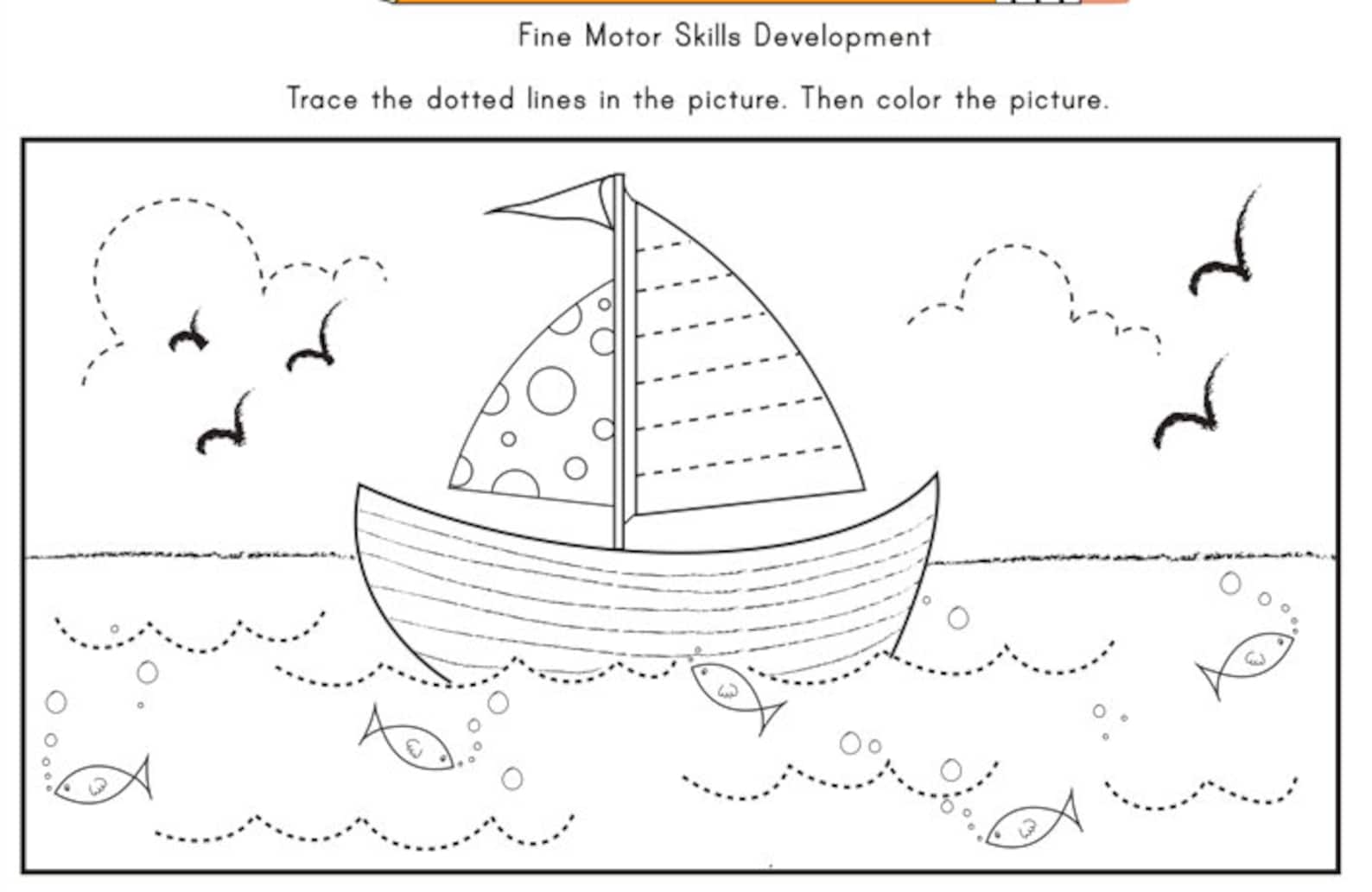 25 Digital Kids' Drawing Exercises Fine Motor Skills Development ...