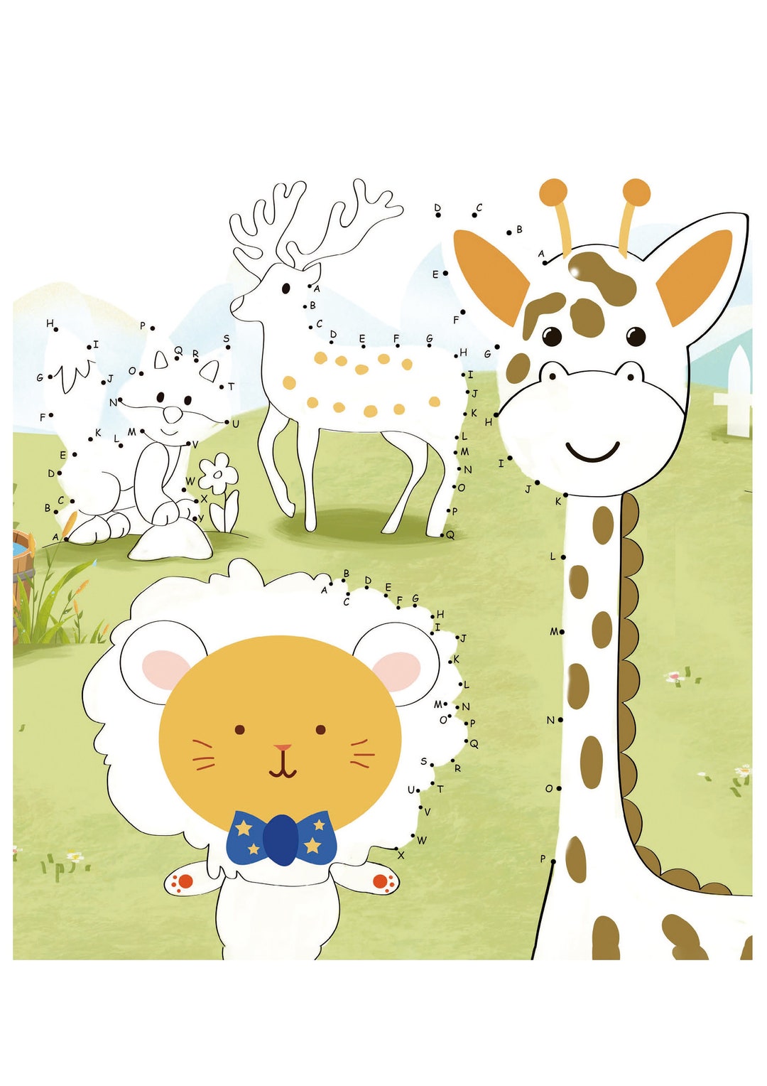 11 Digital Kids' Drawing Exercises - Connect With Dots - Perfect for ...