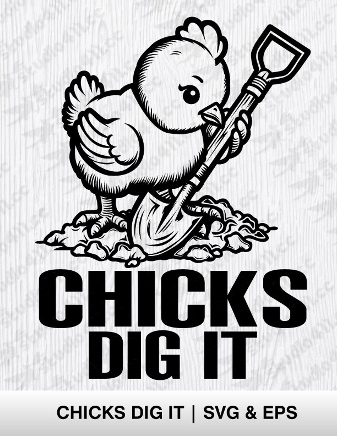 Chicks Dig It | SVG EPS | Instant Download - Etsy