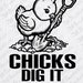 Chicks Dig It | SVG EPS | Instant Download - Etsy