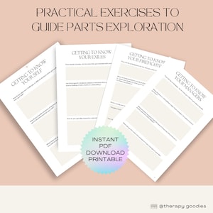 Internal Family Systems Workbook IFS Worksheets for Parts Exploration ...