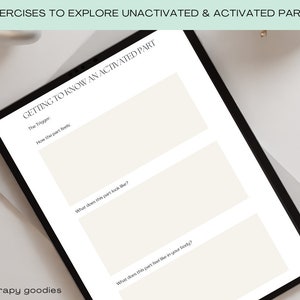 Internal Family Systems Workbook IFS Worksheets for Parts Exploration ...