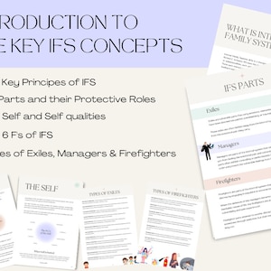 Internal Family Systems Workbook IFS Worksheets for Parts Exploration ...
