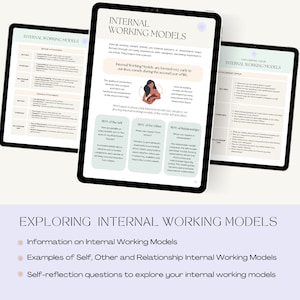 Attachment Theory Worksheets Attachment Styles for Therapist ...
