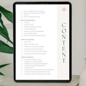 Internal Family Systems Workbook IFS Worksheets for Parts Exploration ...