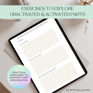 Internal Family Systems Workbook IFS Worksheets for Parts Exploration ...