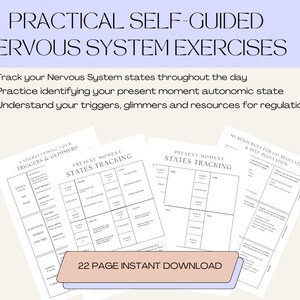 Polyvagal Theory Workbook for Nervous System Regulation - Etsy