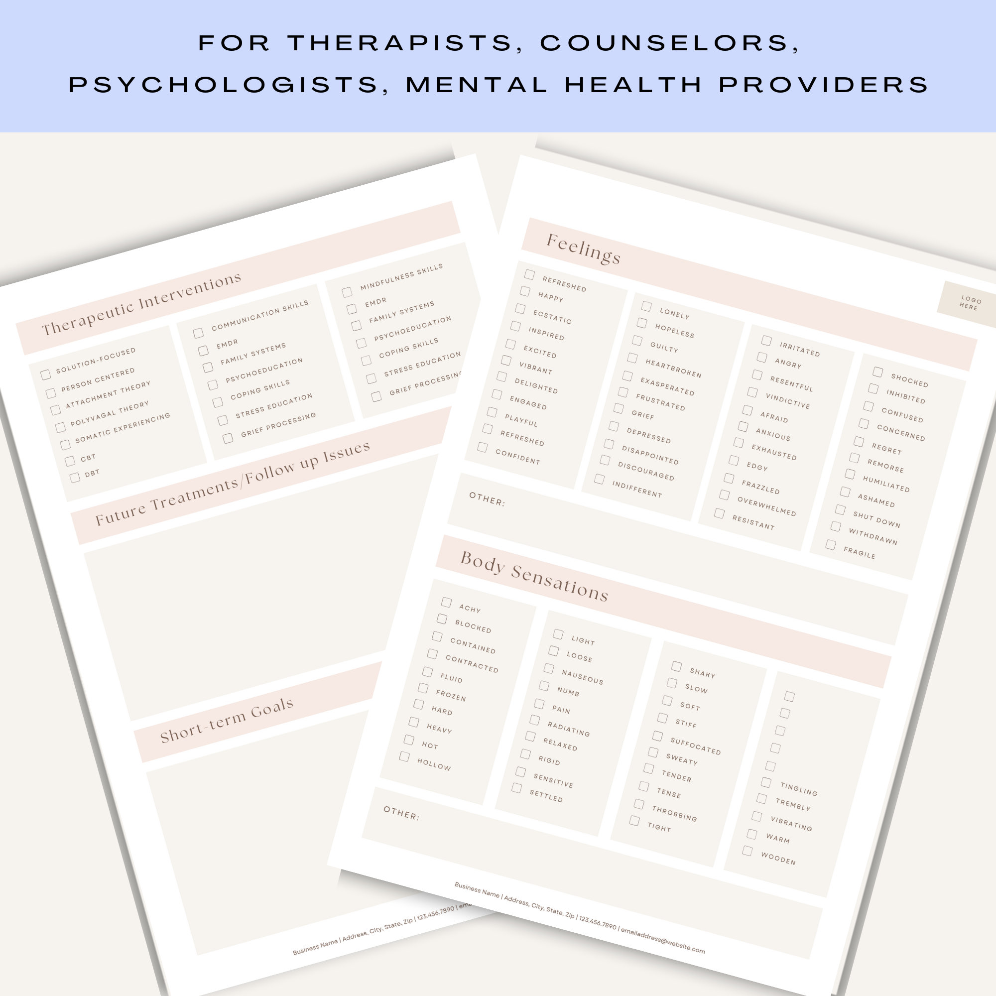 Therapist Client Progress for Counselor Client Notes Psychologist ...