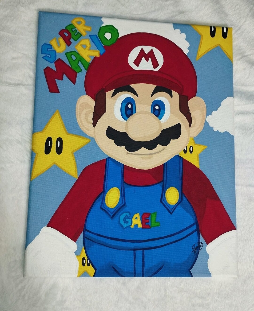 Personalized Canvas Paintings/super Mario/characters-pinturas En Canvas ...