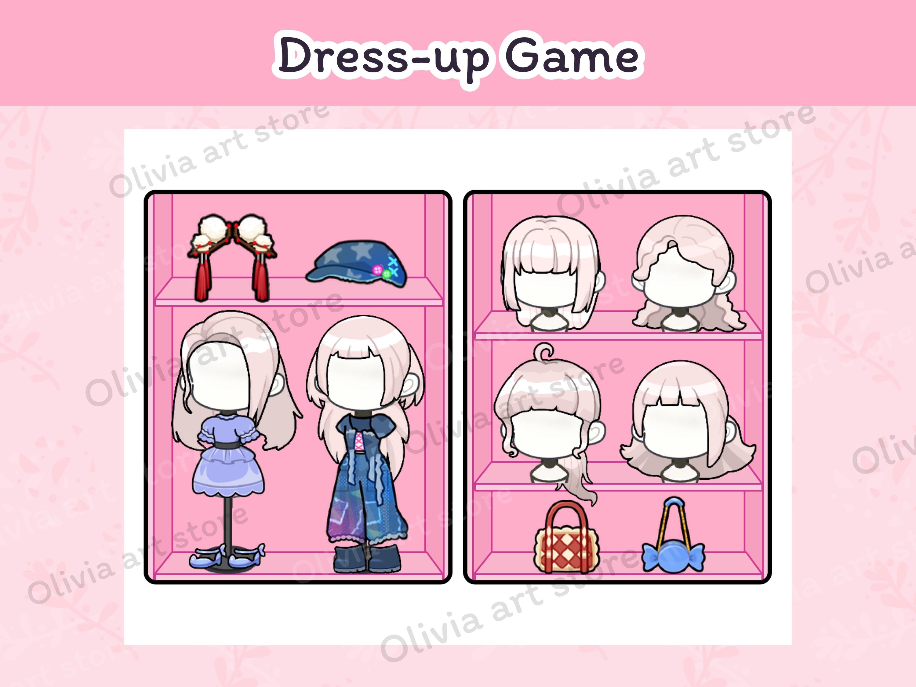 Printable Paper Doll Dress-up Activity: 16 Clothes Pieces (digital ...