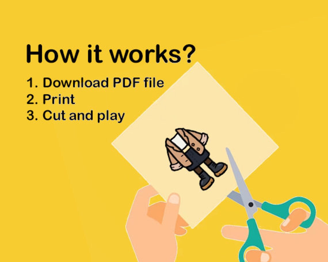 Paper Doll Toca Boca | Girls Activity | Toca Life World Printable - Etsy