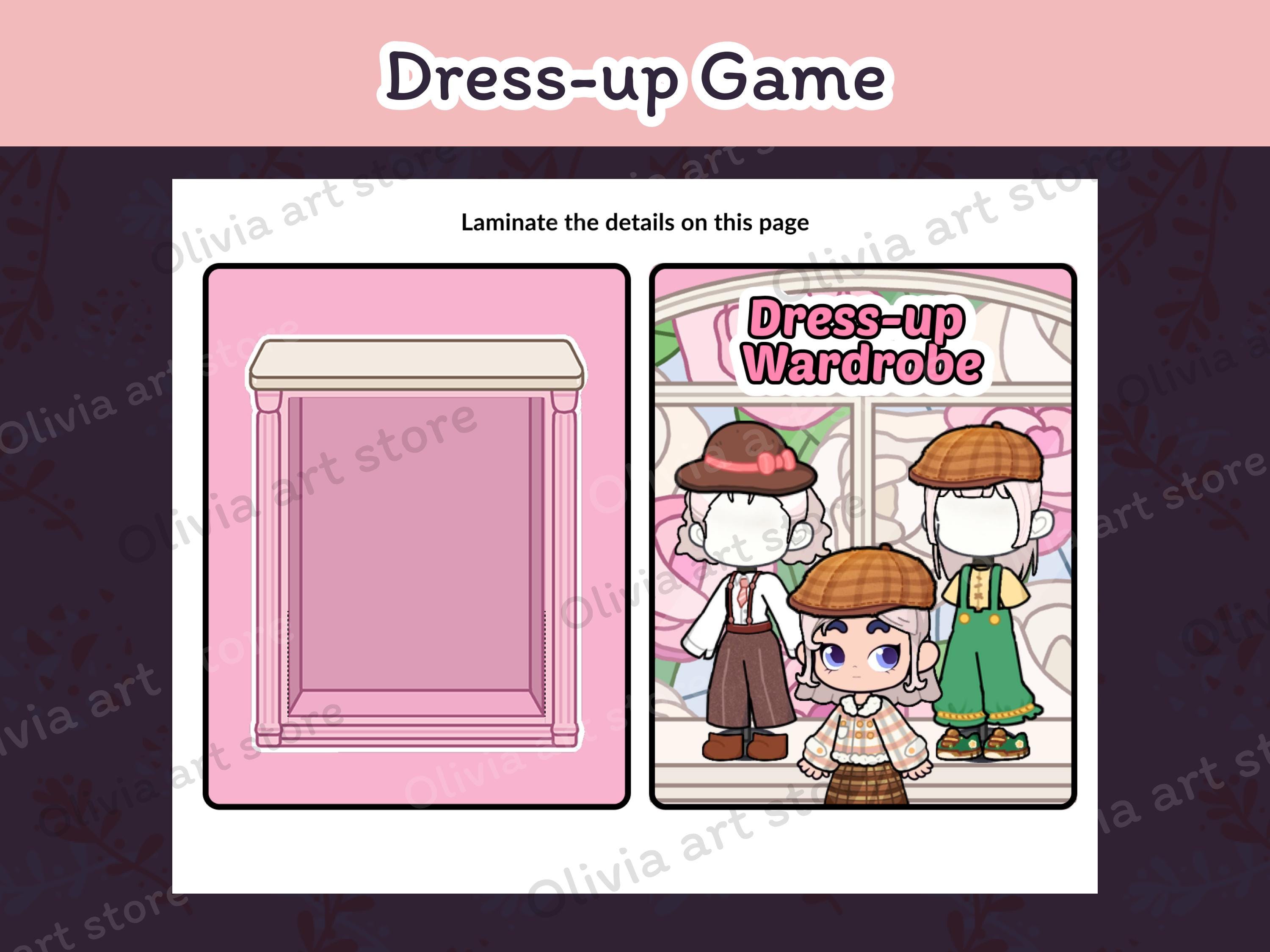 Printable Paper Doll Dress-up Activity: 16 Clothes Pieces (digital ...