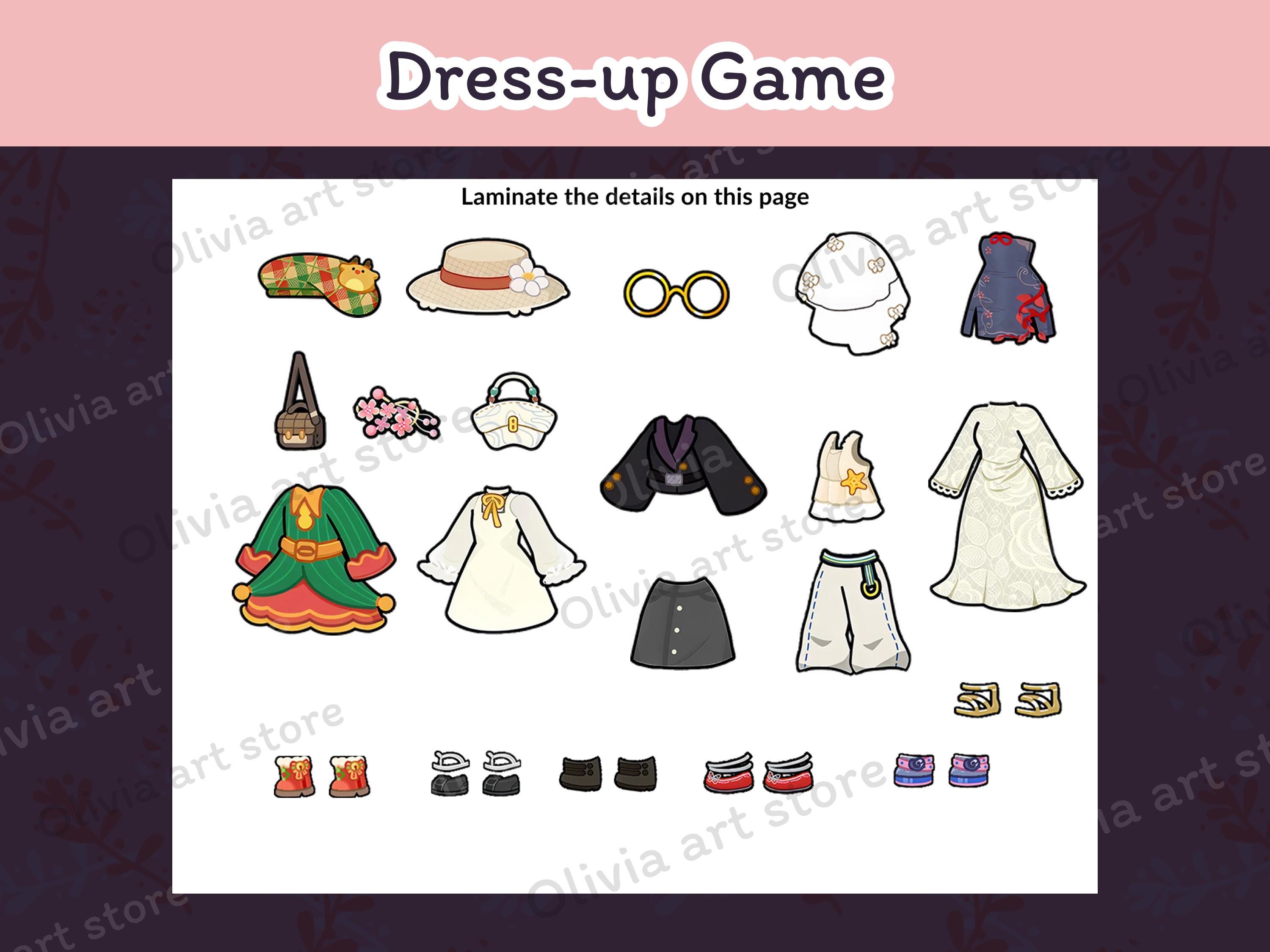 Printable Paper Doll Dress-up Printable DIY Busy Book for Toddlers ...