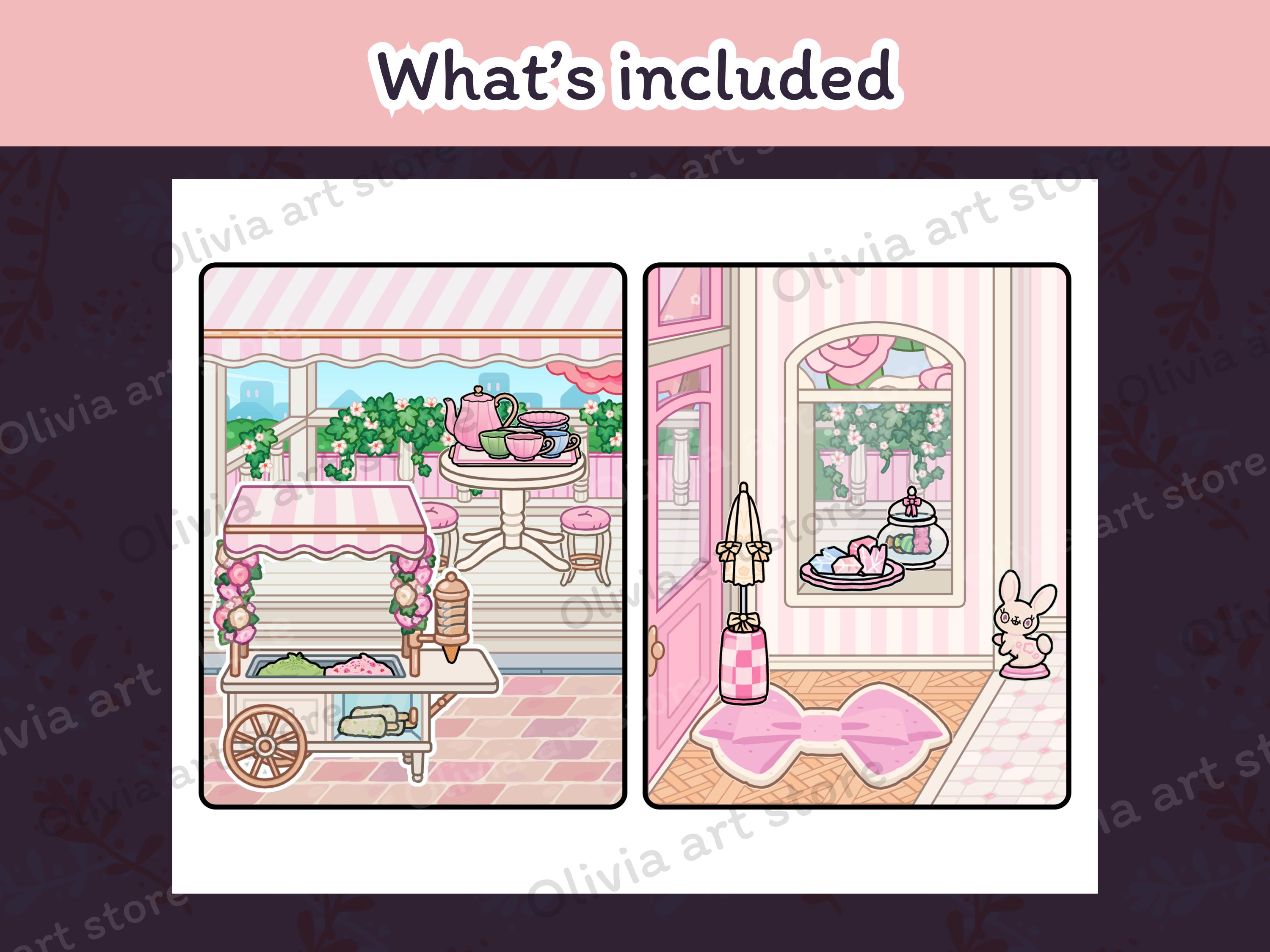 Toca Boca Sugar Pink Parlor Busy Book: Kids Craft (digital Download) - Etsy