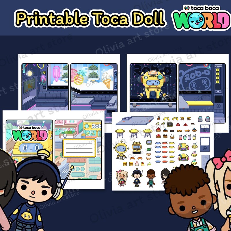 Avatar World Paper Doll - Etsy