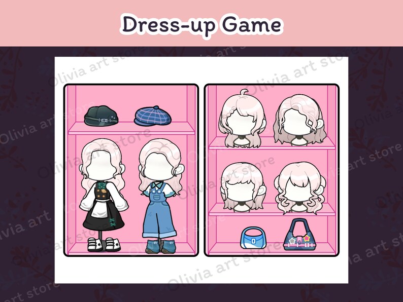 Printable Paper Doll Dress-up Printable DIY Busy Book for Toddlers ...