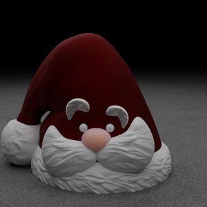 Print-in-place Santa Hat STL File - Etsy