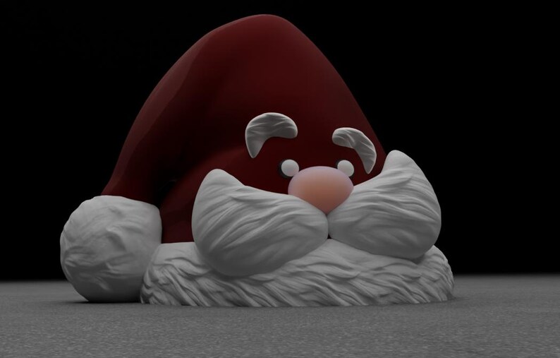 Print-in-place Santa Hat STL File - Etsy