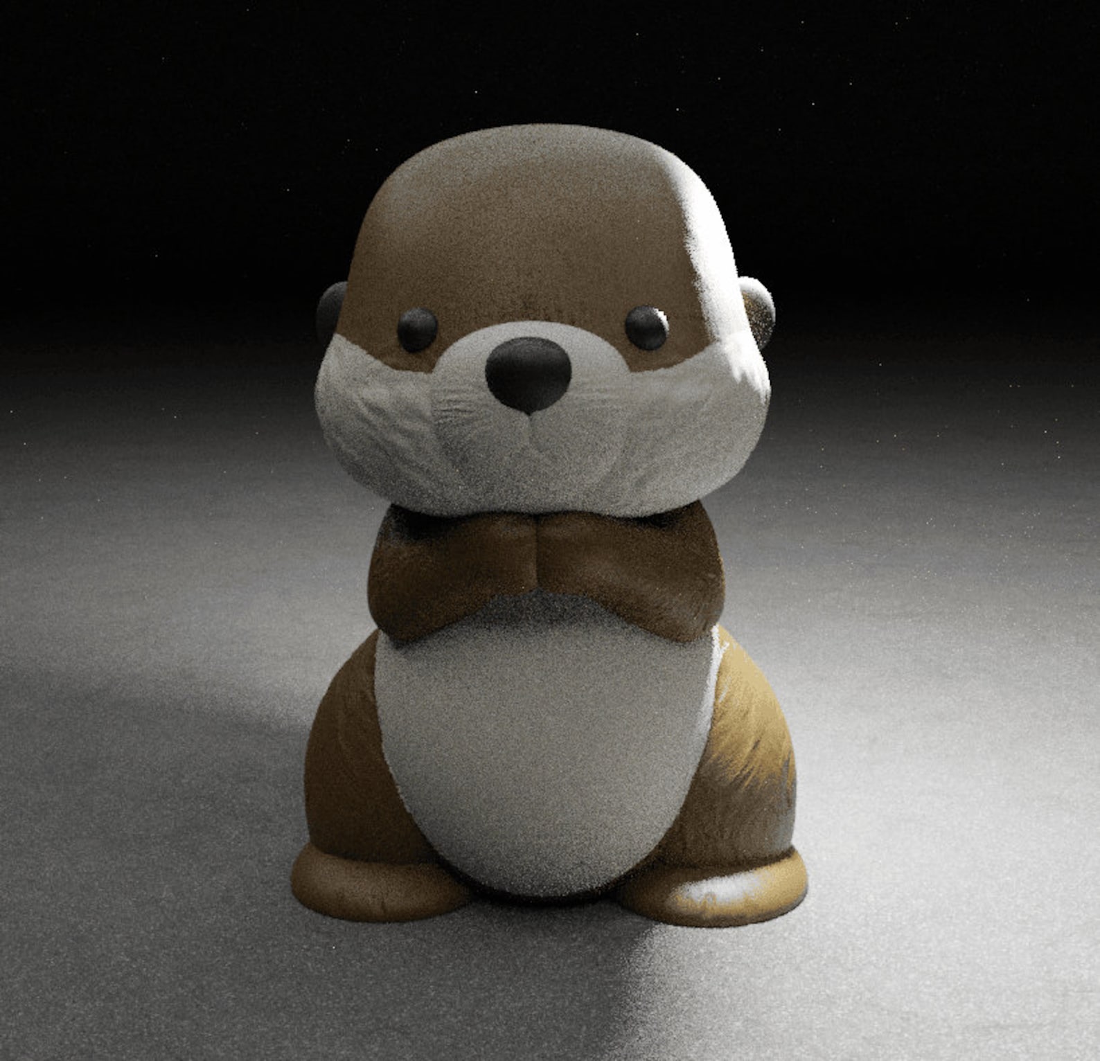 Cute Garden Otter 3D Print File STL File - Etsy