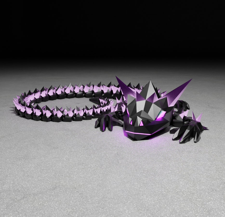 Thorn Articulated Dragon STL File by Mesh Mayhem - Etsy