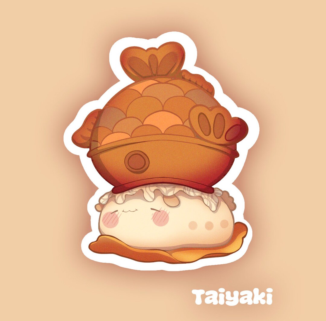 Taiyaki Ice Cream Sea Slug/nudibranch Vinyl Stickers Sorbet Pals Family ...