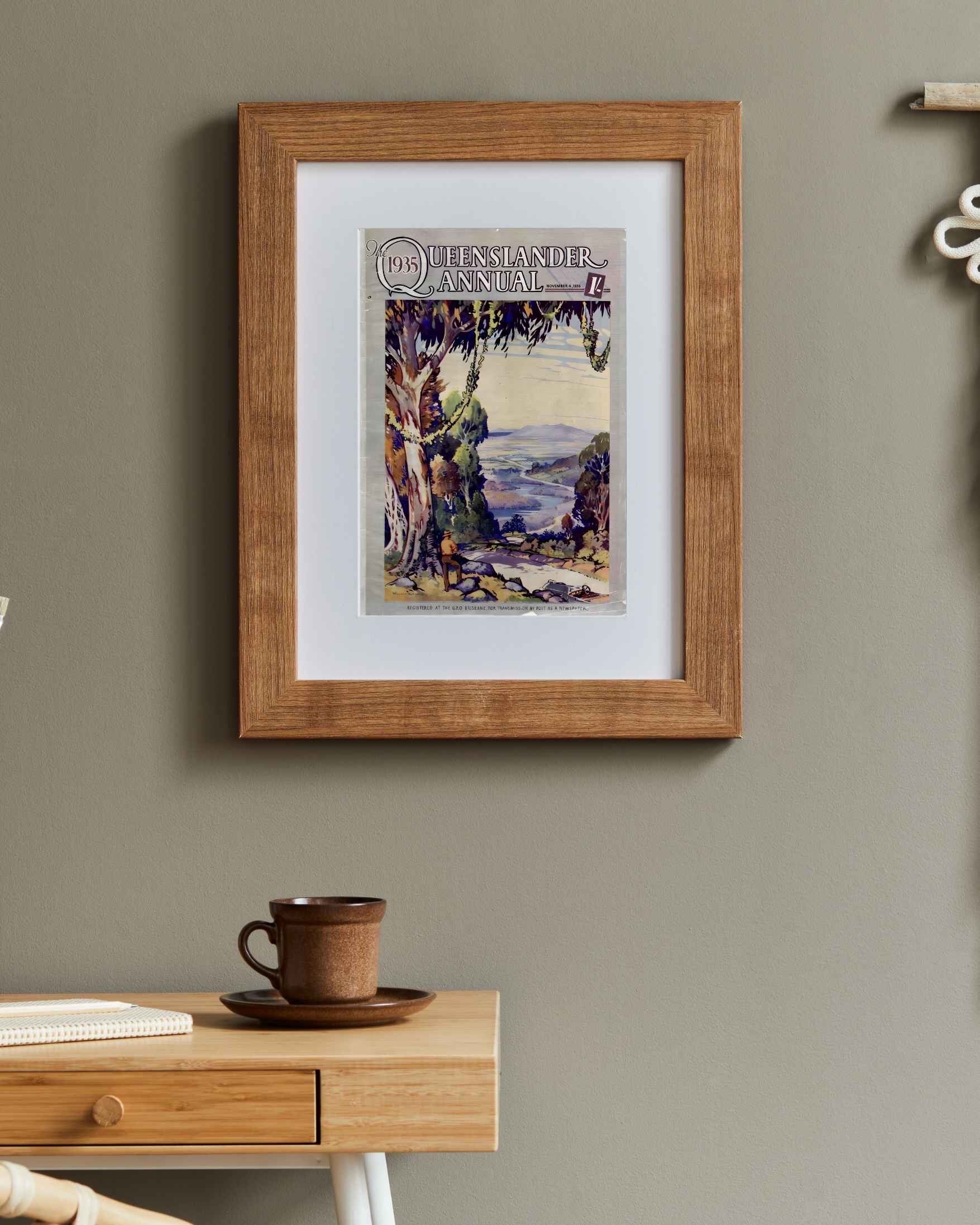 Vintage Queensland Poster- Landscape - Etsy