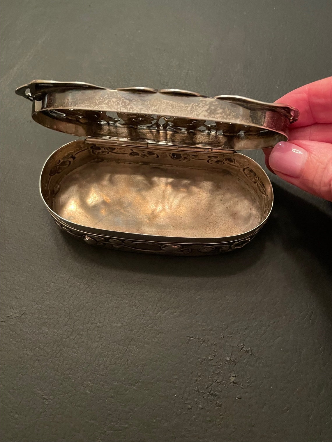 Very Rare, Edwardian/art Nouveau Pot-pourri Box, Sterling, William ...