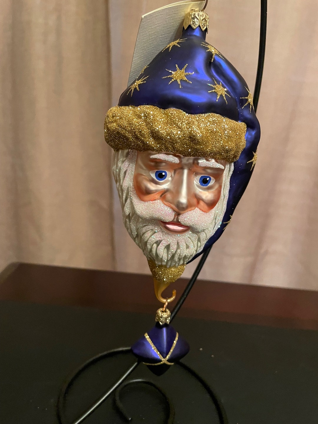 Goodnight Santa, Patricia Breen Christmas Ornament, C1997, #9716, Blue ...