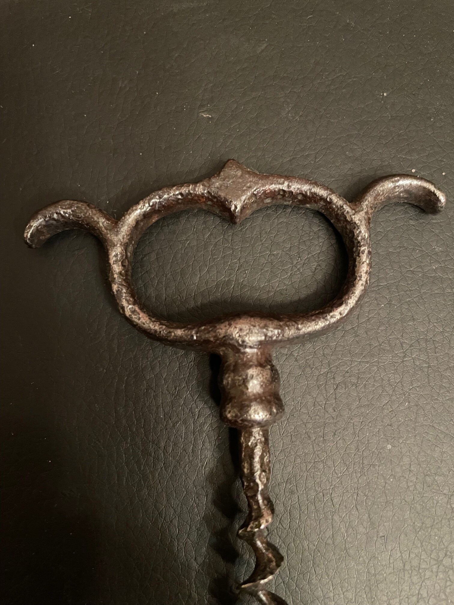 Rare Antique Four Finger Wine Pull Corkscrew, Iron, C1850-1899, Very ...