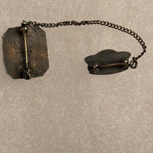 Set of 4 WWII Military Sweetheart Pins, USAAF 9th With Bow, USN Fouled ...