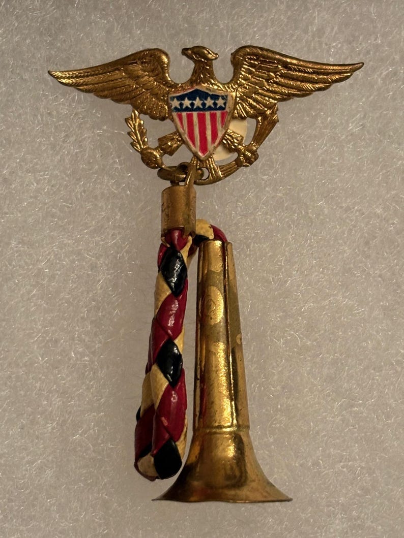 A Set of WWII Military Sweetheart Pins Lovely Militaria, USAAF 9th Air ...