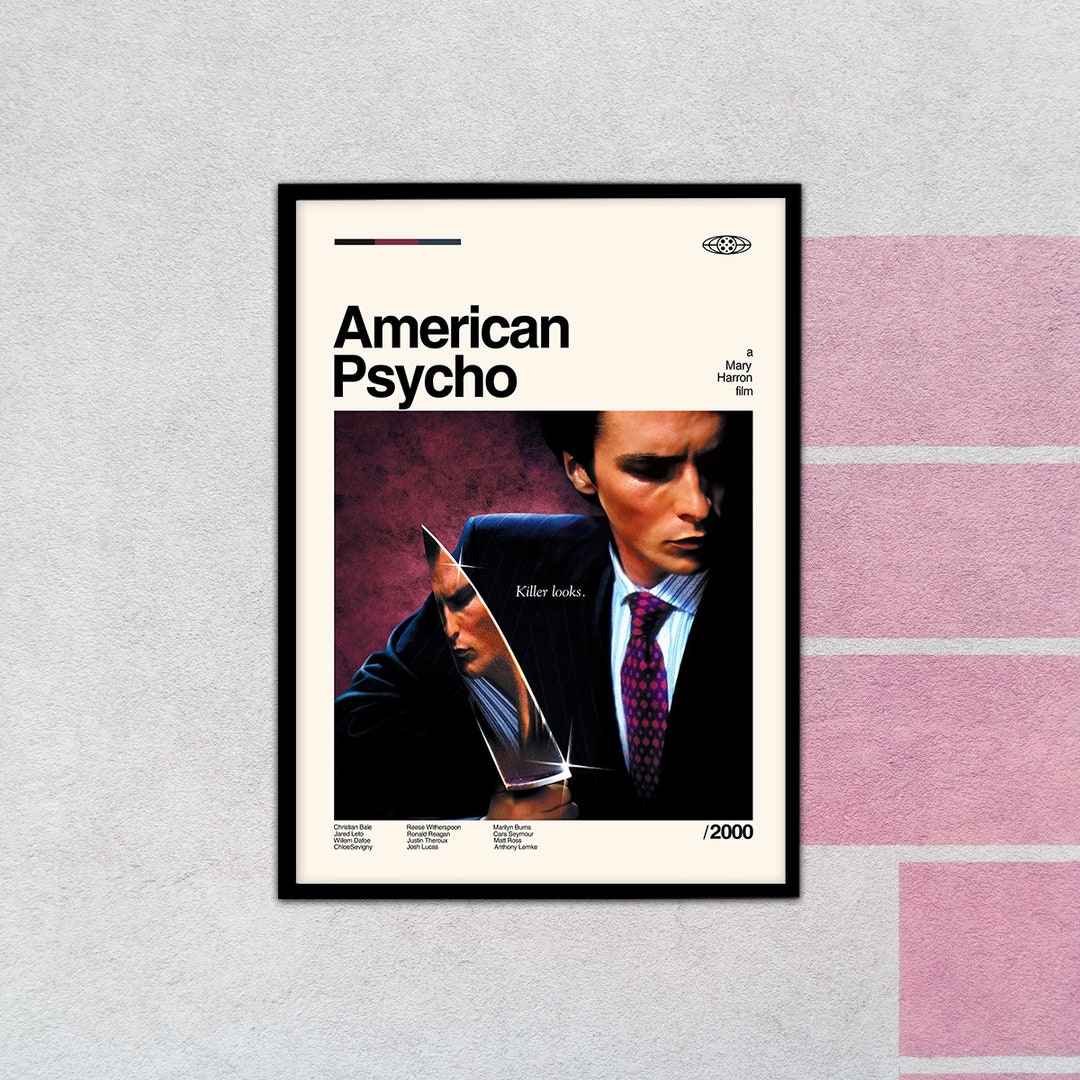 American Psycho Movie Poster American Psycho Print - Etsy UK