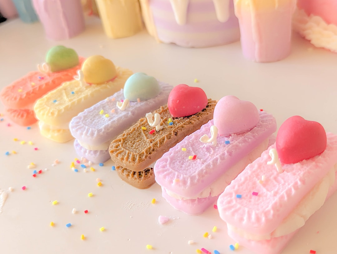 Biscuit Candle/cookies Candle/cute Candles/dessert Candle/kawaii Candle ...