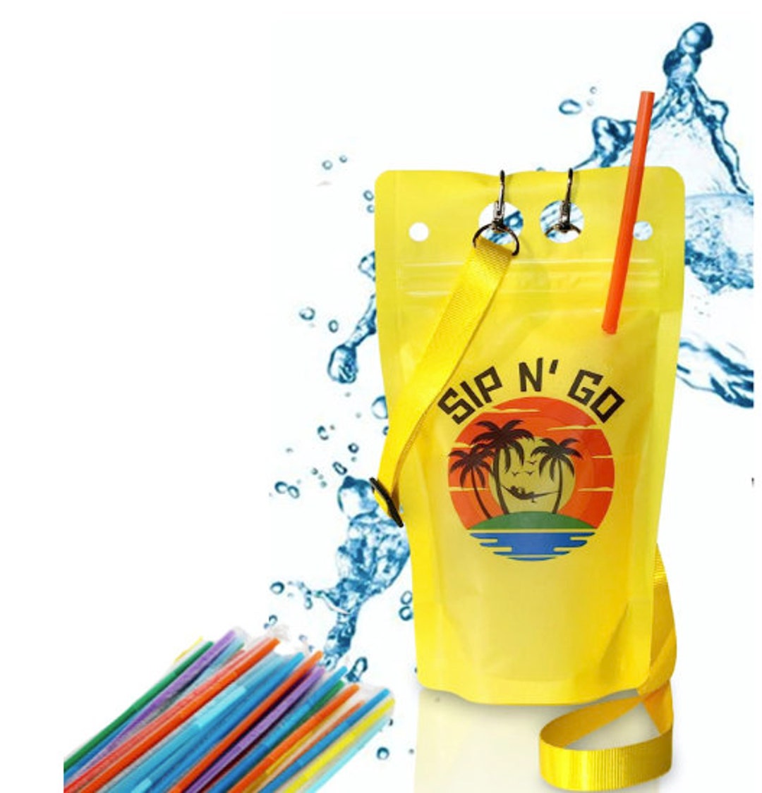 Drink Pouch Wearable Drinking Hands Free Music Festival Drink Pouches ...