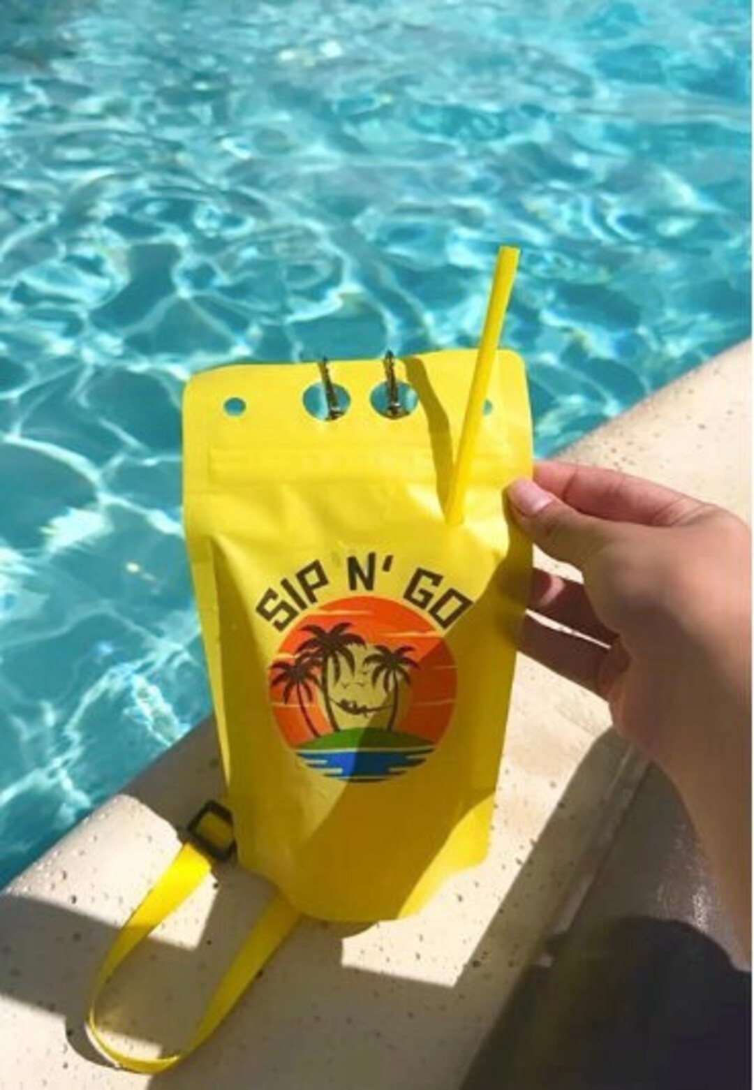 Drink Pouch Wearable Drinking Hands Free Music Festival Drink Pouches ...