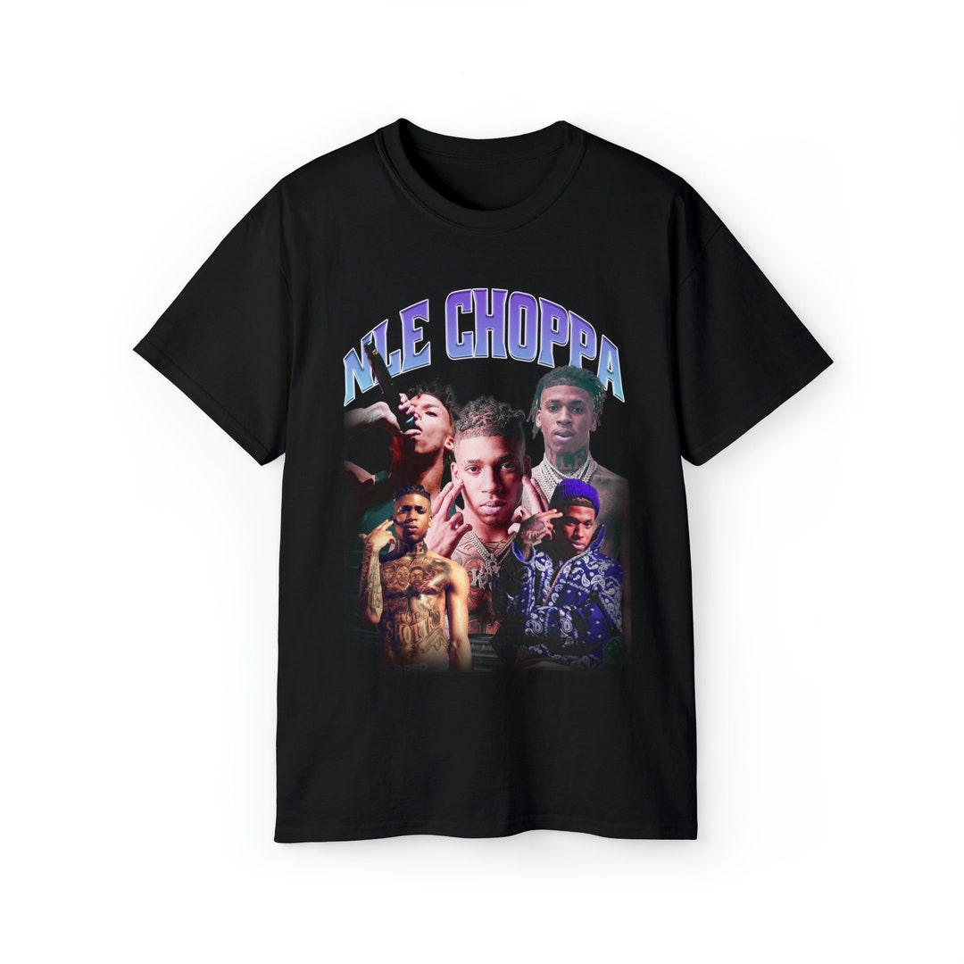 NLE Choppa Vintage Ultra Cotton Graphic Tee for Streetwear, Fashion ...