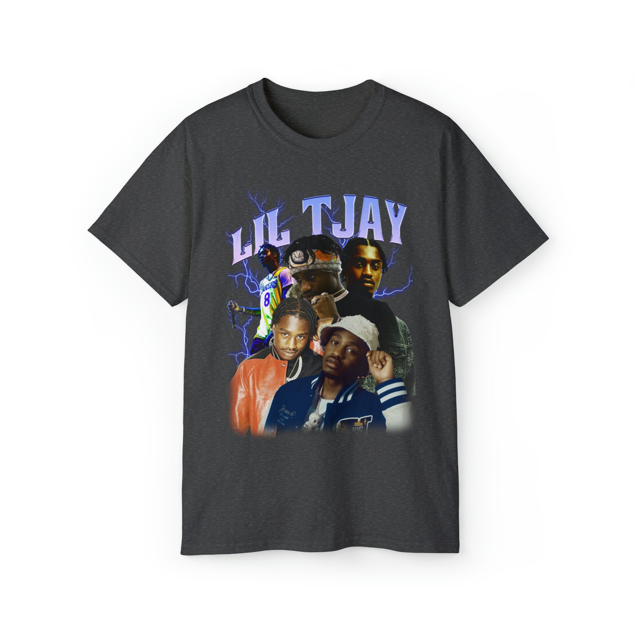 Lil Tjay Vintage Ultra Cotton Graphic Tee for Streetwear, Fashion ...