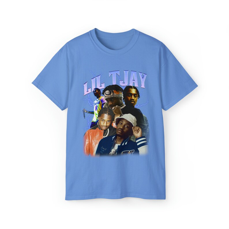 Lil Tjay Vintage Ultra Cotton Graphic Tee for Streetwear, Fashion ...