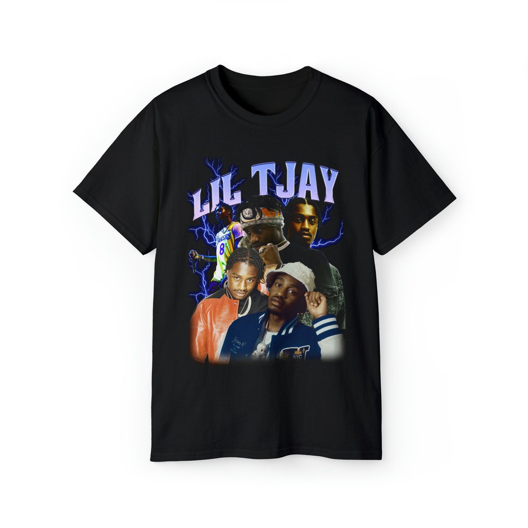 Lil Tjay Vintage Ultra Cotton Graphic Tee for Streetwear, Fashion ...