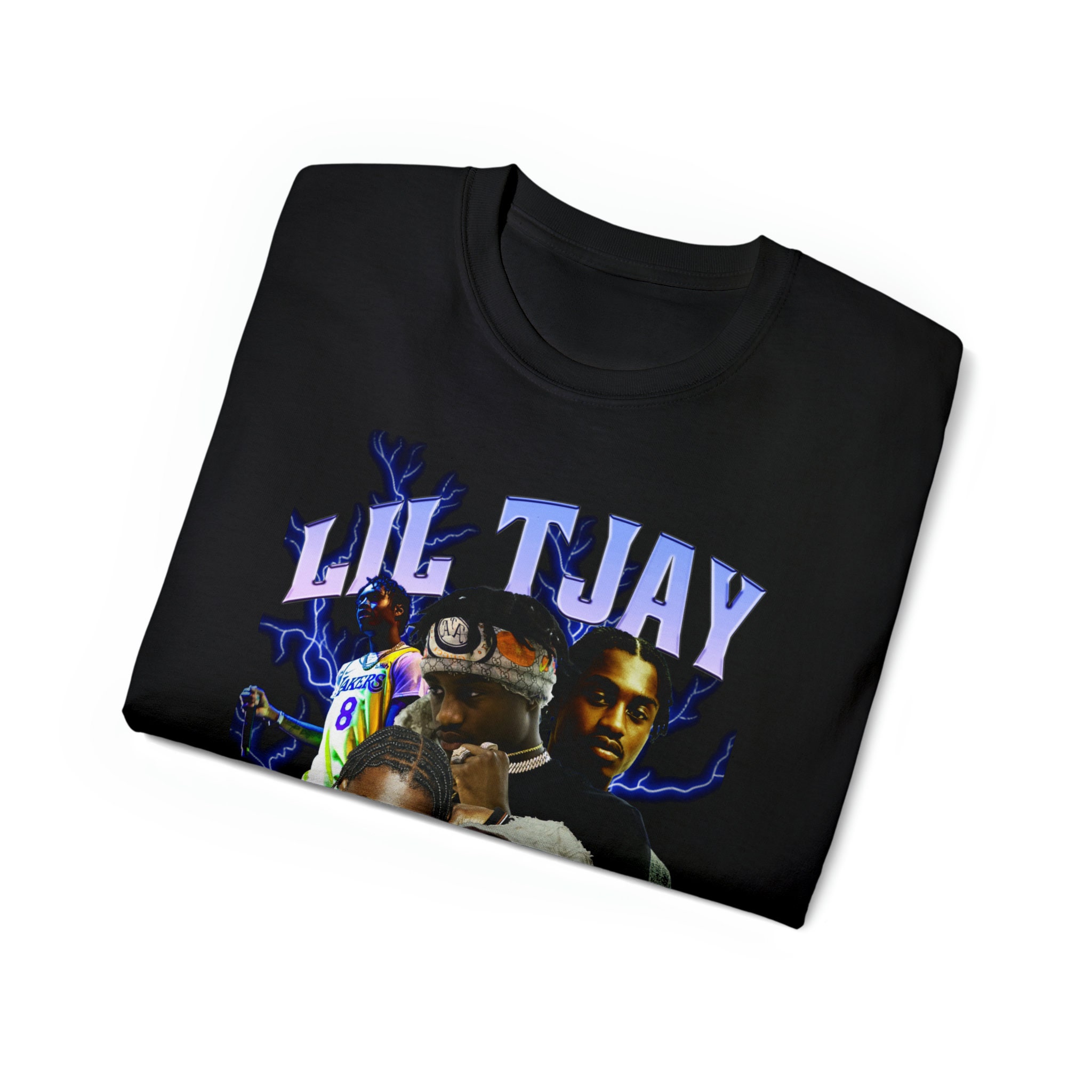 Lil Tjay Vintage Ultra Cotton Graphic Tee for Streetwear, Fashion ...