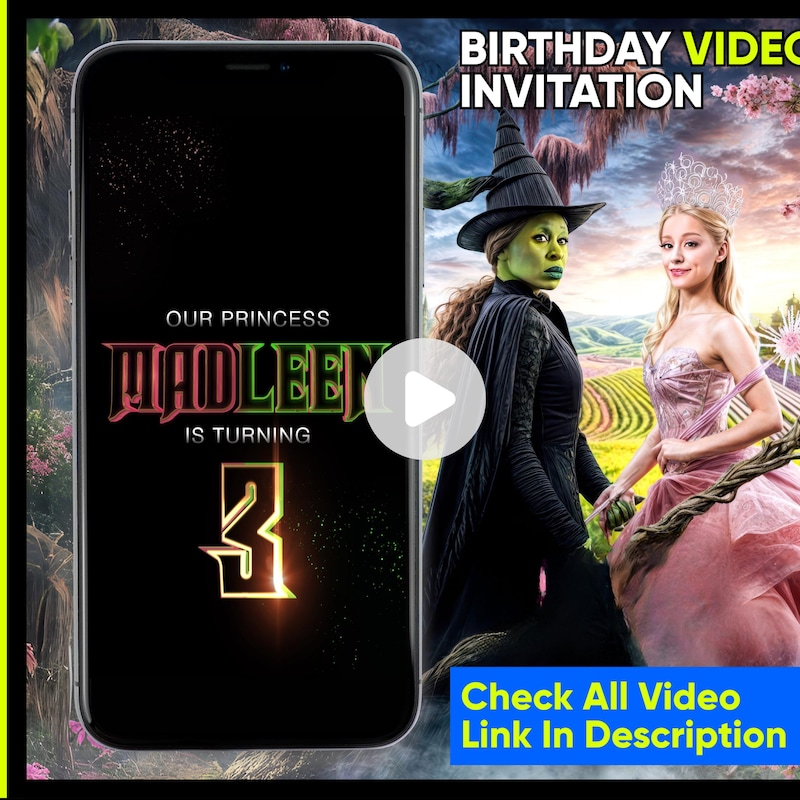 Wicked Party Invitations - Etsy