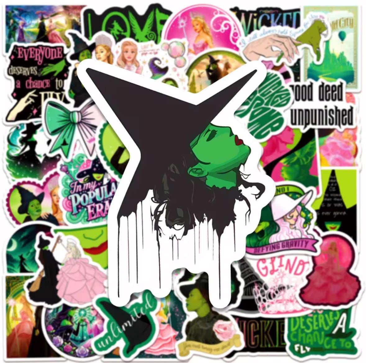 Wicked Inspired Stickers, 50 Waterproof Vinyl Decals - Etsy