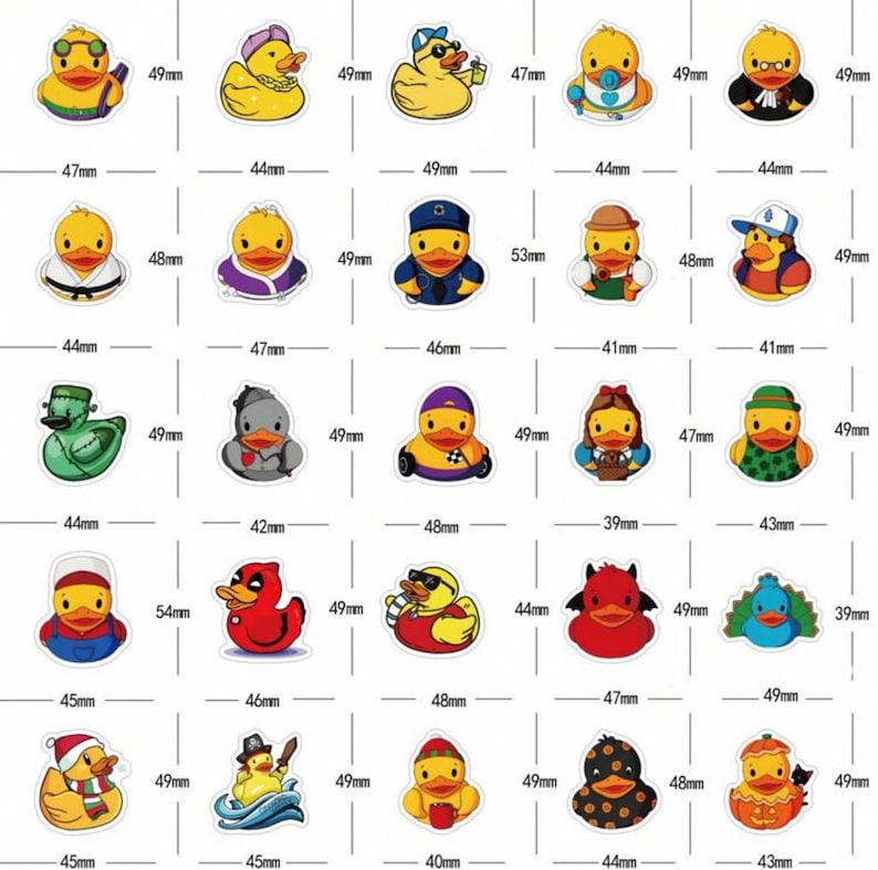 Rubber Duck Stickers - Etsy