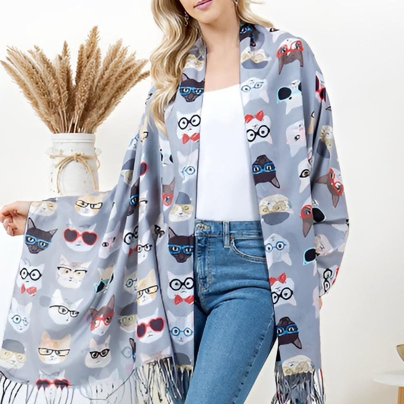 Cat Scarf - Etsy
