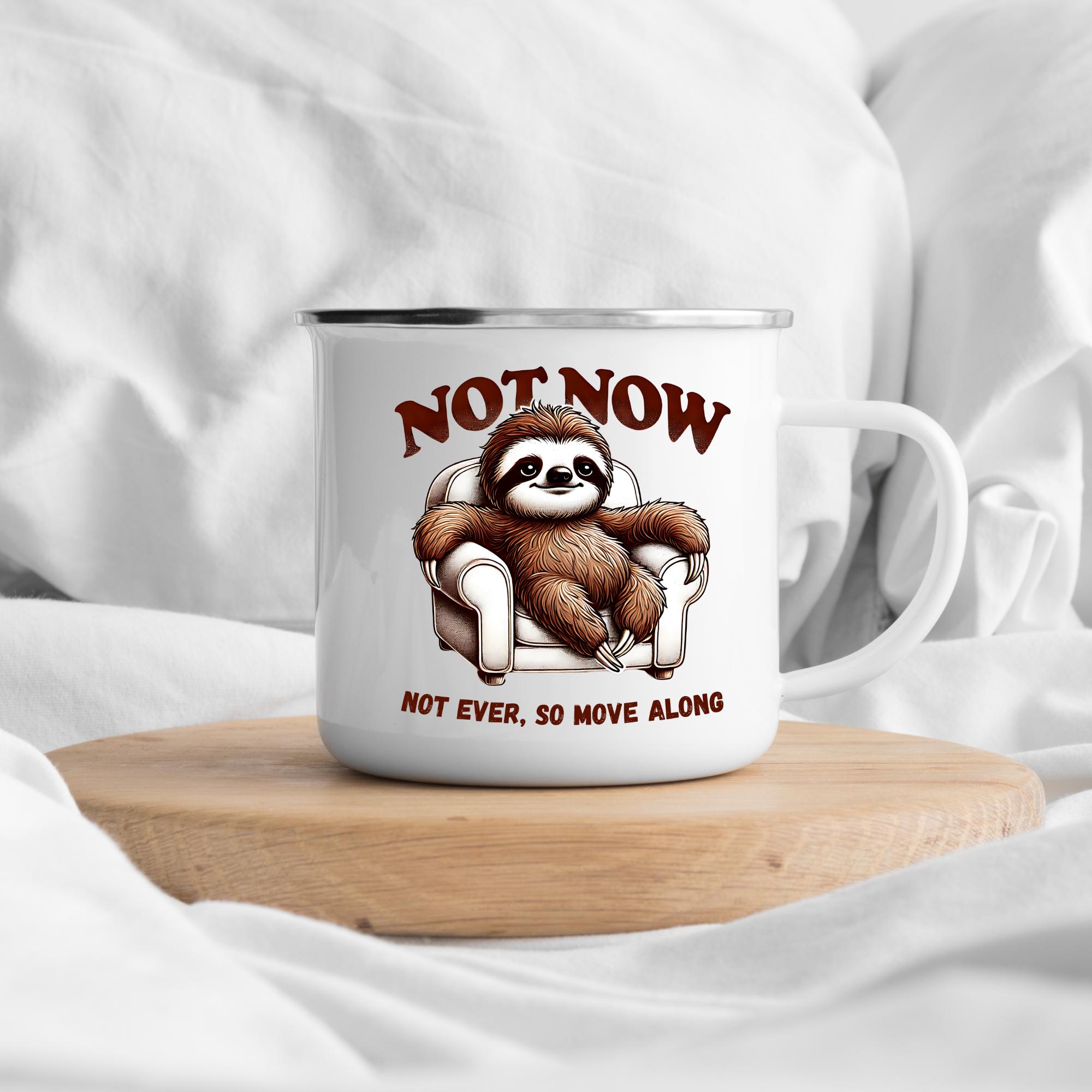 Sloth PNG, Funny Sarcastic Sloth Coffee Mug Png, Cute Sloth Sublimation ...