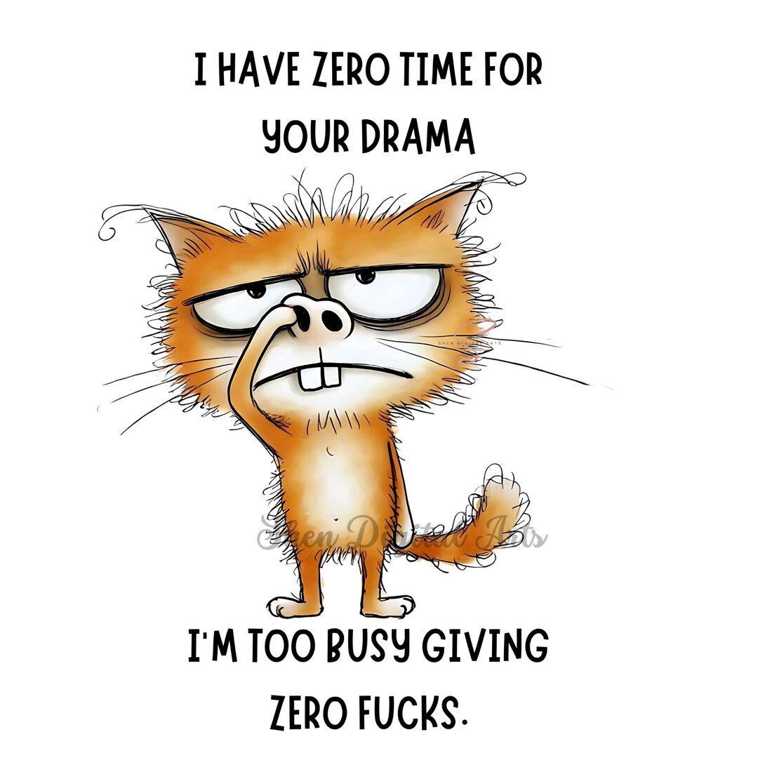 Grumpy Cat PNG, Funny Sarcastic Cat Coffee Mug Png, Quirky Cat ...