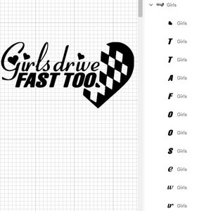 Girls Drive Fast Too Svg, Girl Car Svg, Girl Svg, Girl Car Decal Svg ...