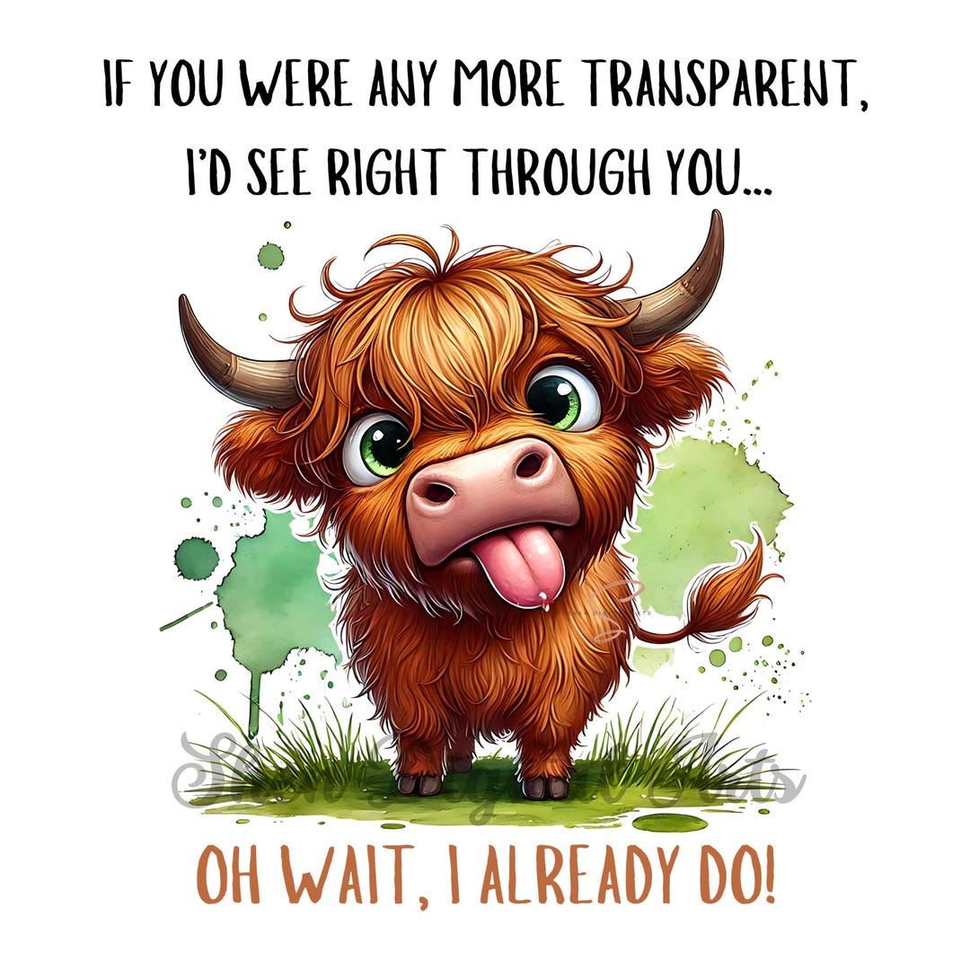 Baby Cow PNG, Funny Sarcastic Cow Coffee Mug, Cute Cow Sublimation ...